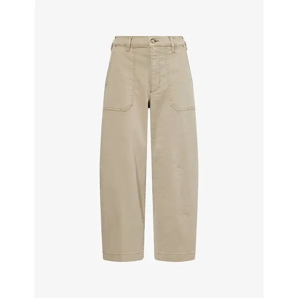 FRAME The Ranger Utility Stretch-cotton Trousers - Thyme