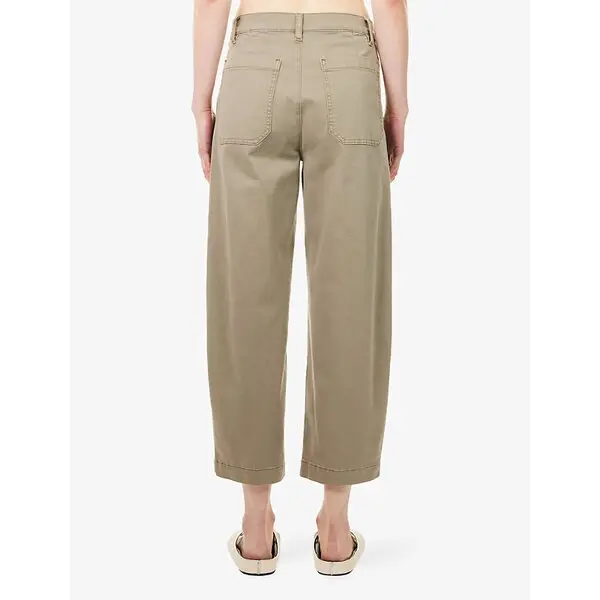 FRAME The Ranger Utility Stretch-cotton Trousers - Thyme
