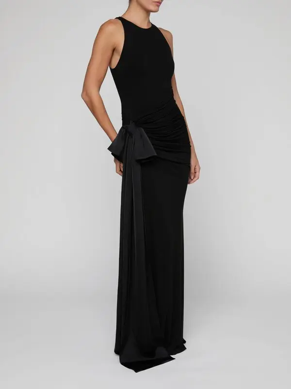 L'Agence Frost Shirred Gown
