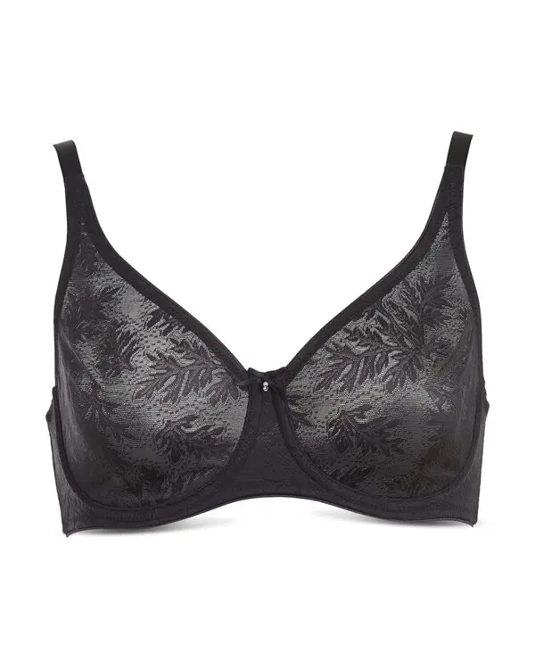 DOMINIQUE INTIMATES Lila Lace Minimizer Bra - Black
