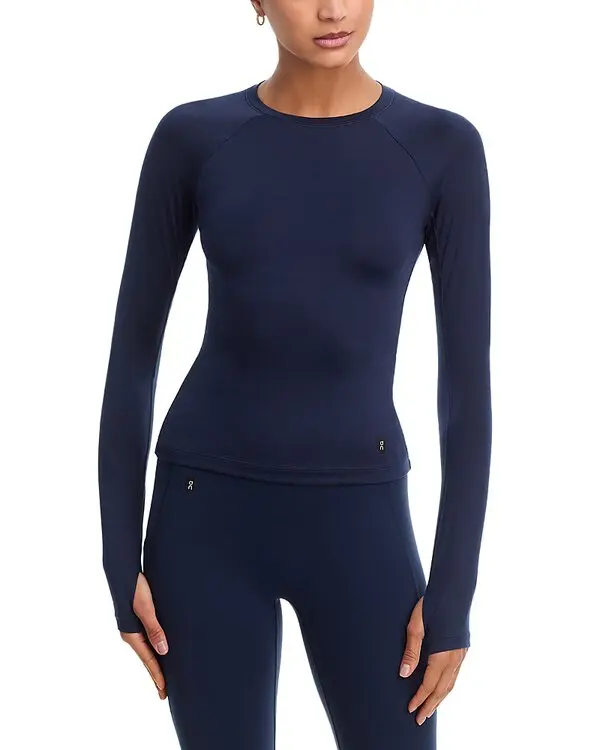 On Studio Long Sleeve Tee - Navy