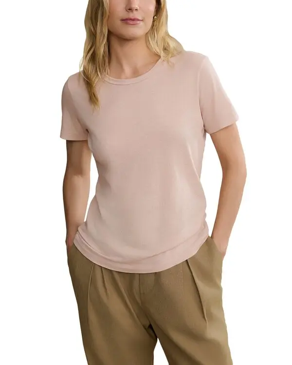 Jenni Kayne Cotton Slim Tee - Blush