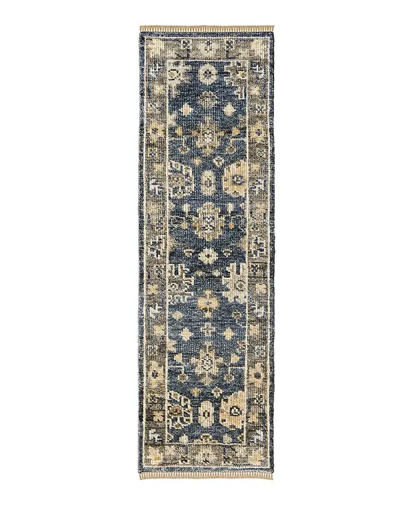 FEIZY Fillmore 6954f Runner Area Rug, 2'6 X 14 - Blue/ Gray