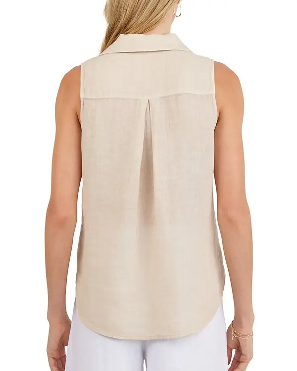 Bella Dahl Sleeveless Linen Pullover
