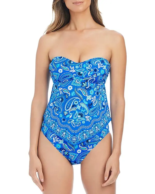 BLEU BY ROD BEATTIE Flyaway Tankini Top - Bleu Depth