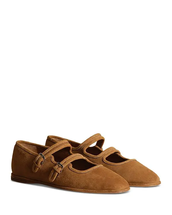 Jenni Kayne Wren Mary Jane Flats - Toffee