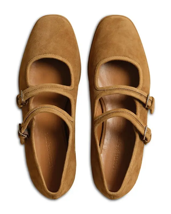 Jenni Kayne Wren Mary Jane Flats - Toffee