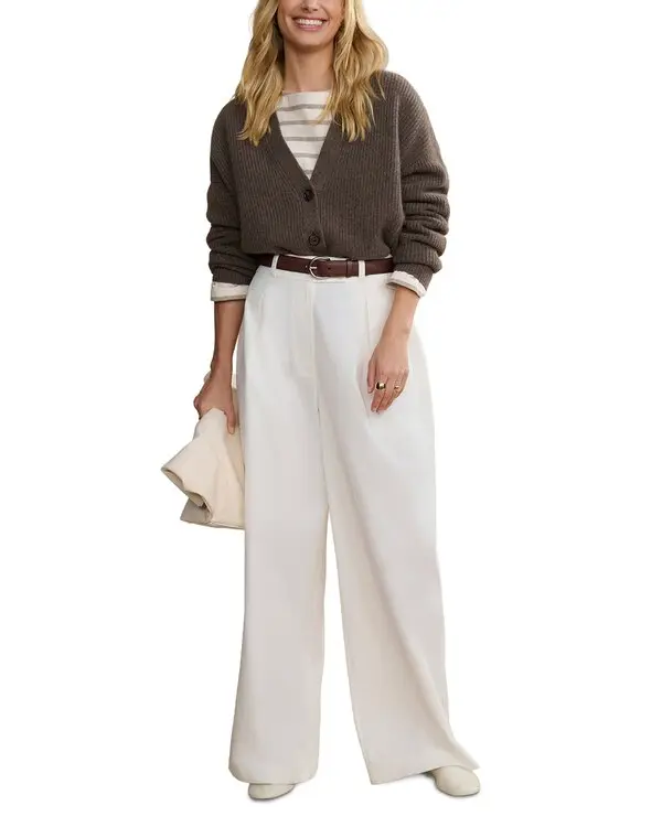 Jenni Kayne Cropped Cashmere Cocoon Cardigan