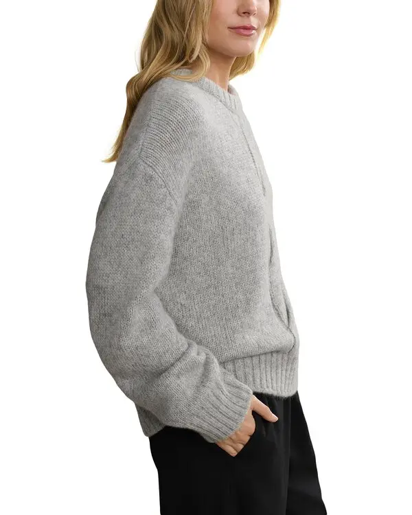 Jenni Kayne Tove Crewneck Sweater - Heather Grey
