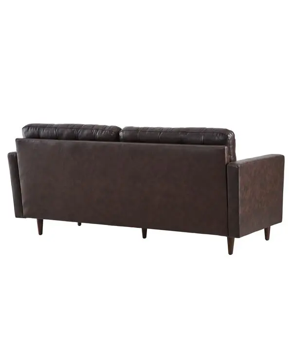 MODWAY Exalt Tufted Leather Sofa