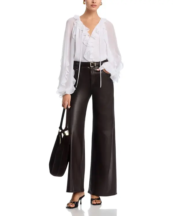 Kobi Halperin Katya Ruffled Blouse - White