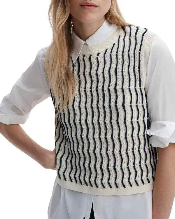 Rag & Bone Leslie Stripe Vest