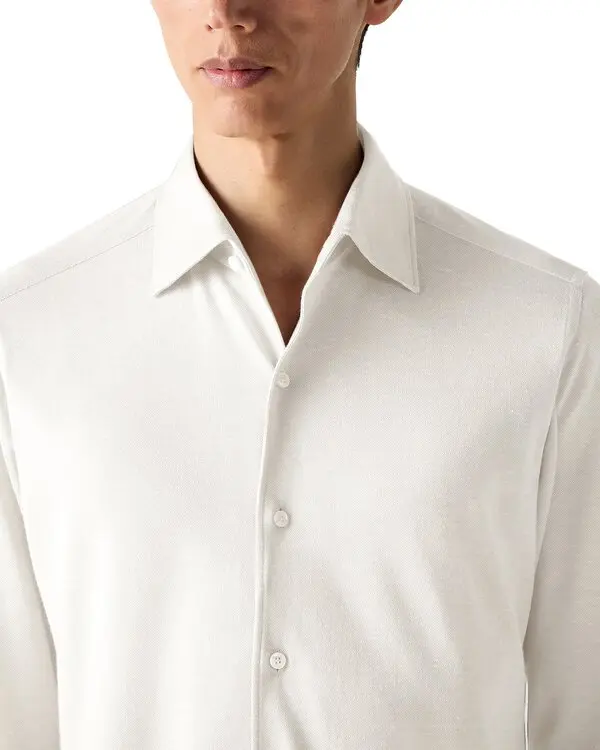 Zegna Silk Linen & Cotton Shirt