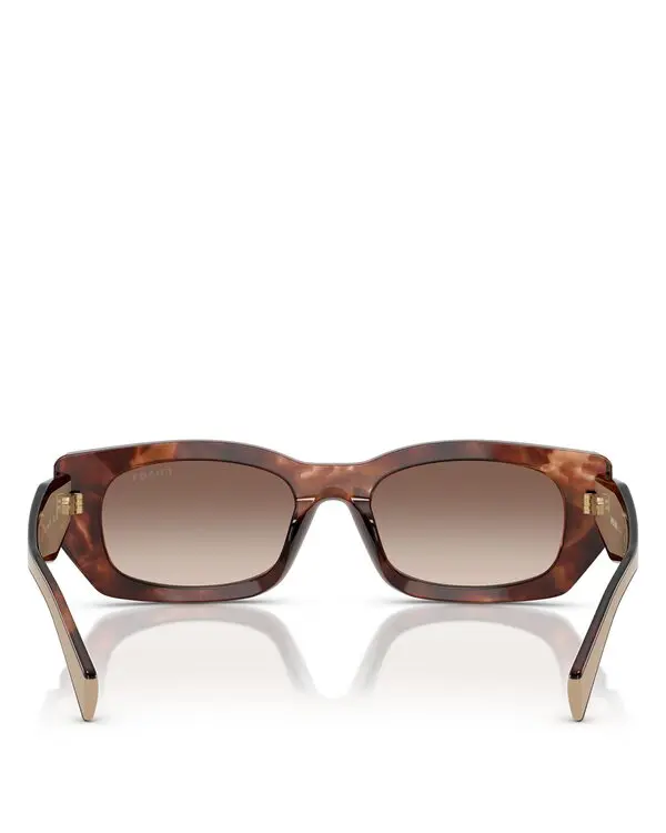 Prada Pr Boss Pillow Sunglasses, 53mm - Caramel Tortoise