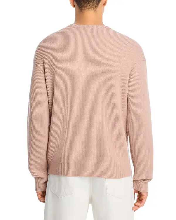 FRAME Ribbed Crewneck Sweater