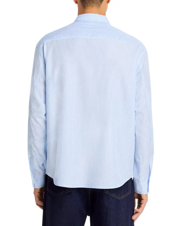 FRAME Pocket Striped Shirt - Blue Stripe