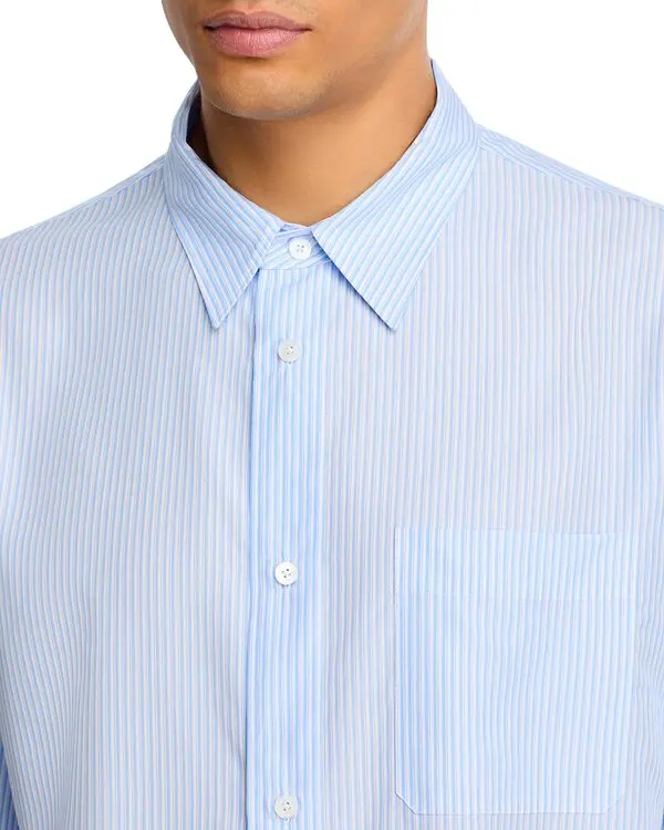 FRAME Pocket Striped Shirt - Blue Stripe