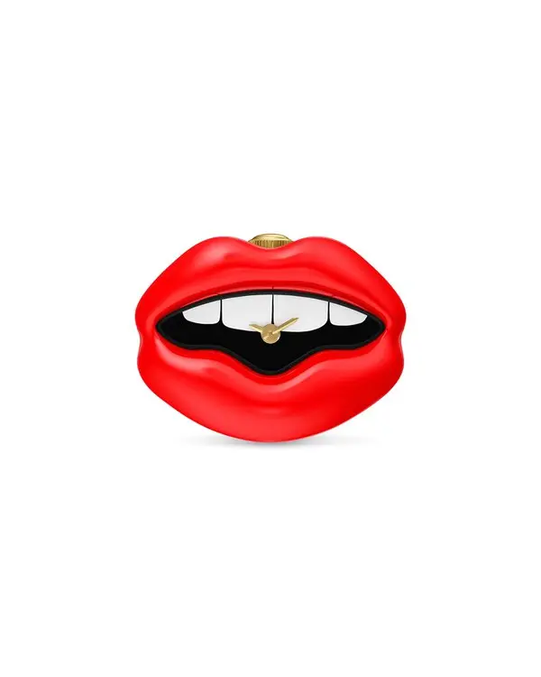 Fossil Lips Watch Ring, 23mm X 6mm - Gold/lips
