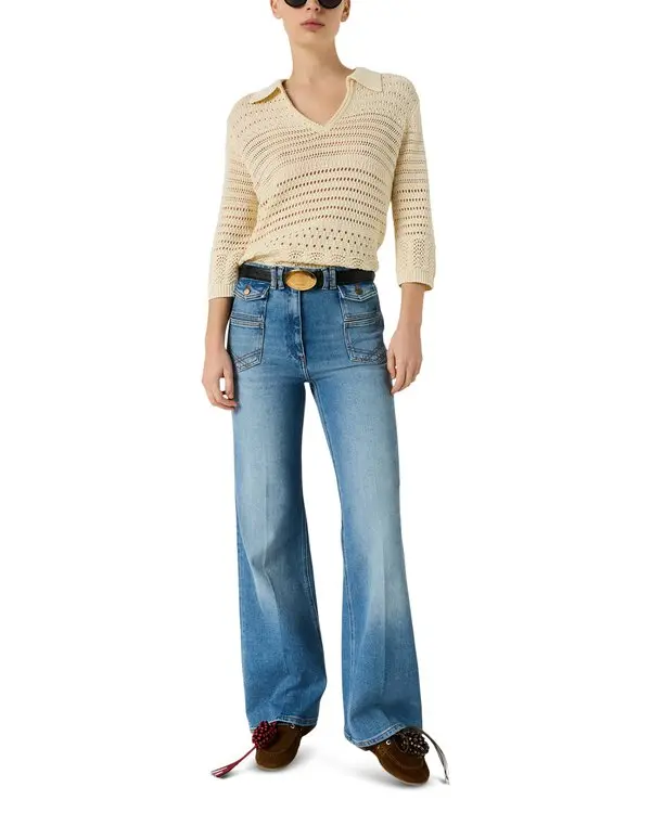 Gerard Darel Layla Polo Sweater