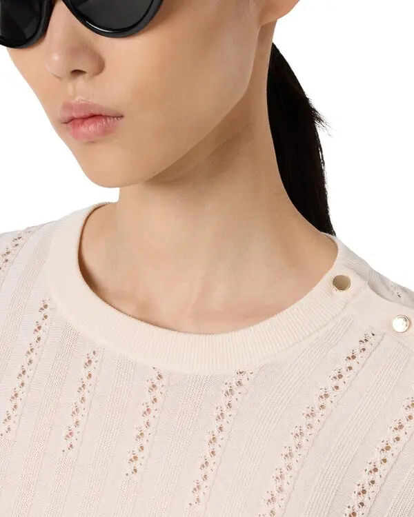 Gerard Darel Lhena Button Trim Sweater