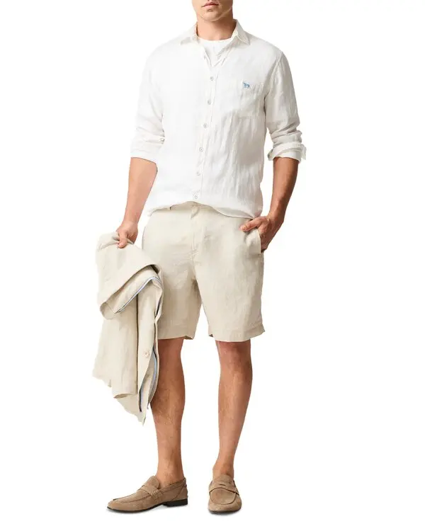 Rodd & Gunn Resort Linen Shorts - Oatmeal