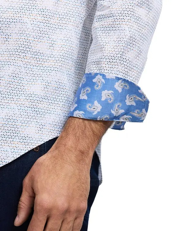 Robert Graham Akehurst Patterned Long Sleeve Woven Shirt