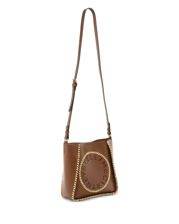 Stella McCartney Raffia Trim Crossbody Bag