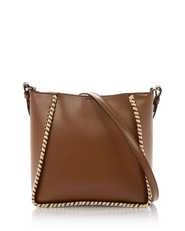 Stella McCartney Raffia Trim Crossbody Bag
