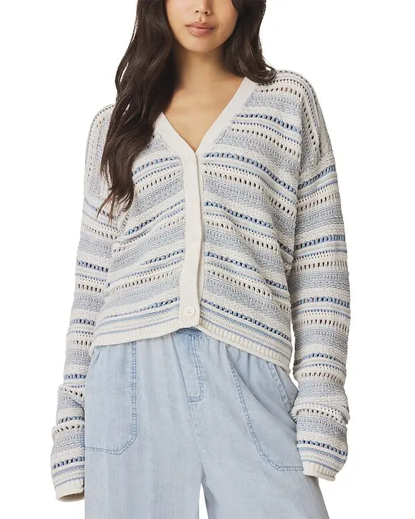 Splendid Addison Stripe Cardigan Sweater