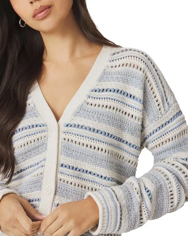 Splendid Addison Stripe Cardigan Sweater