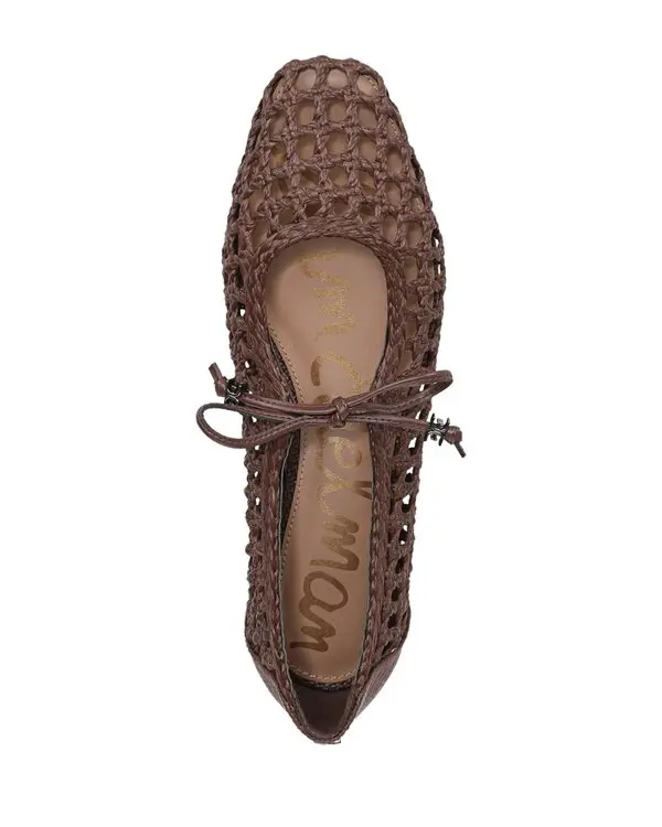 Sam Edelman Marcie Woven Ballerinas - Terazzo Brown