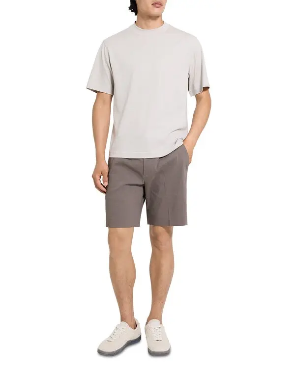 Theory Relaxed Fit Striped Tee - Silver Cloud