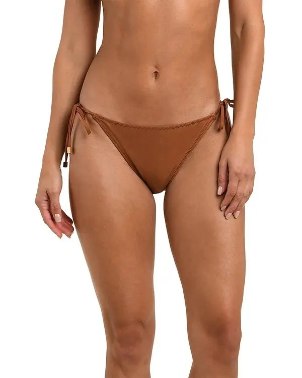 L'Agence Britt Shimmer Bikini Bottom - Bronze