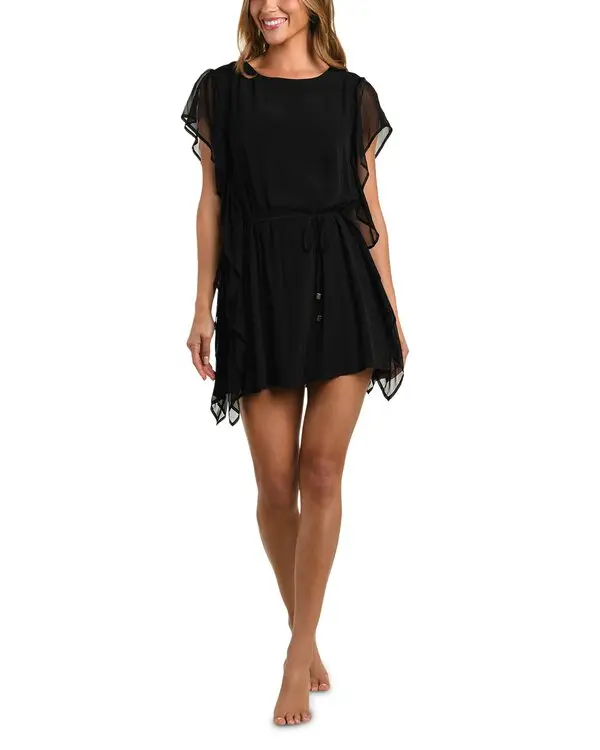 L'Agence Glam Covers Alia Tunic Swim Cover-up