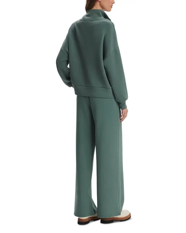 Varley Extra Wide Leg Pants - Dark Forest