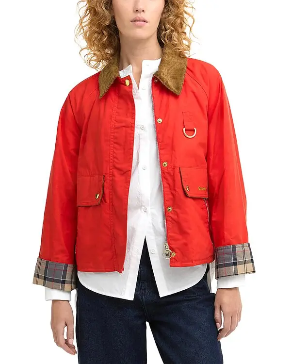 Barbour Mackworth Jacket - Vermillion