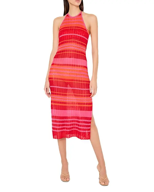 MILLY Variegated Dress Swim Cover-up - Pink Multi