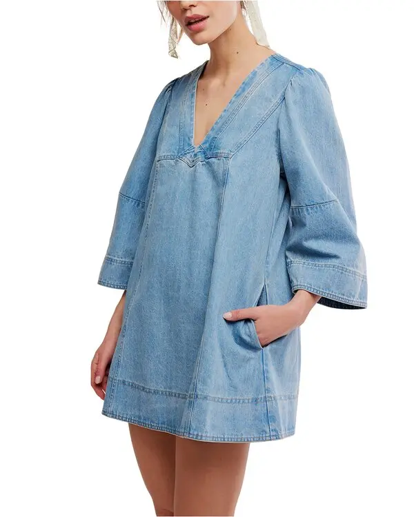 Free People Goldie Denim Mini Dress