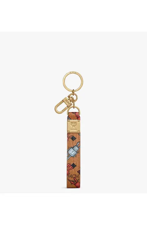 Mcm Aren Key Holder - Cognac