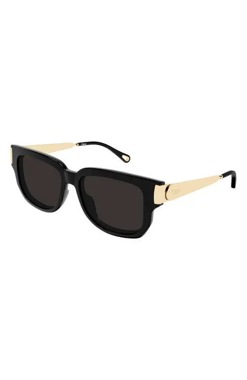 Chloé 54mm Rectangular Sunglasses