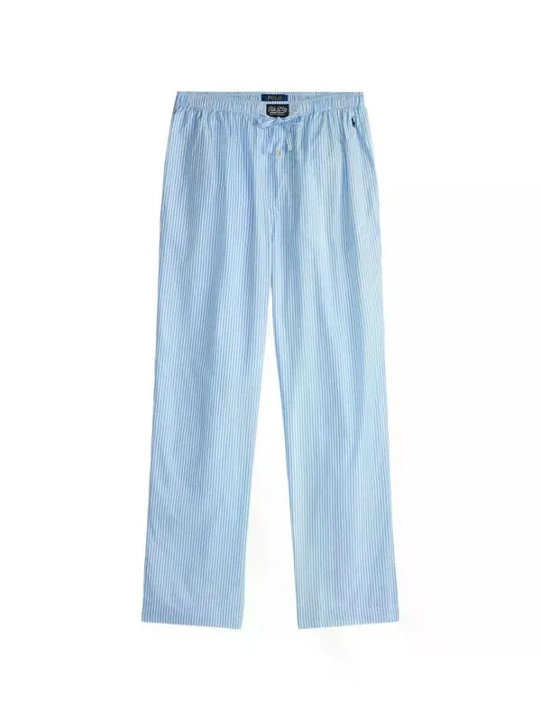 Polo Ralph Lauren Striped Drawstring Lounge Trousers - Blue