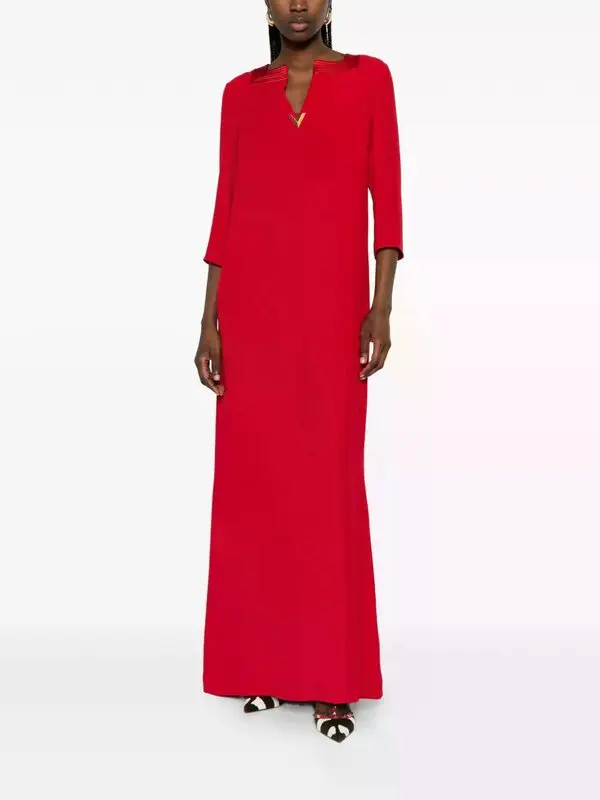 Valentino Garavani V-neck Maxi Dress