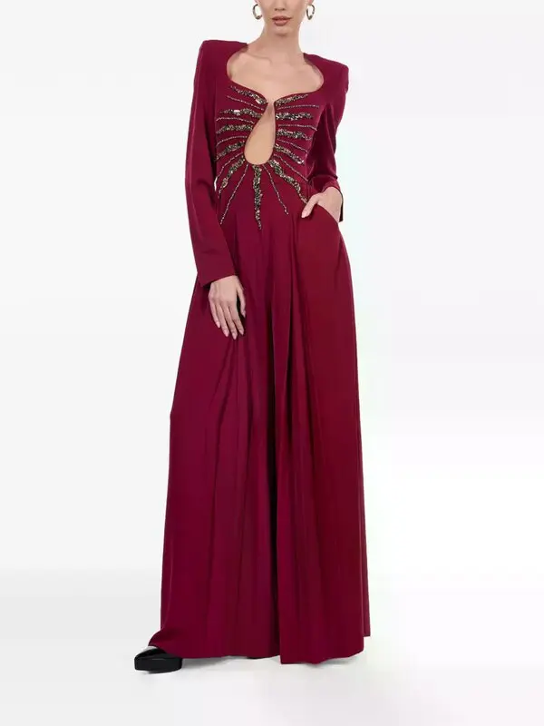 ARAFTU Embellished Cutout Jumpsuit