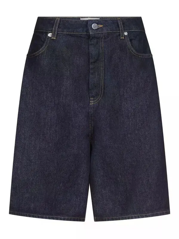 Loulou De Saison Five-pocket Denim Shorts - Blue