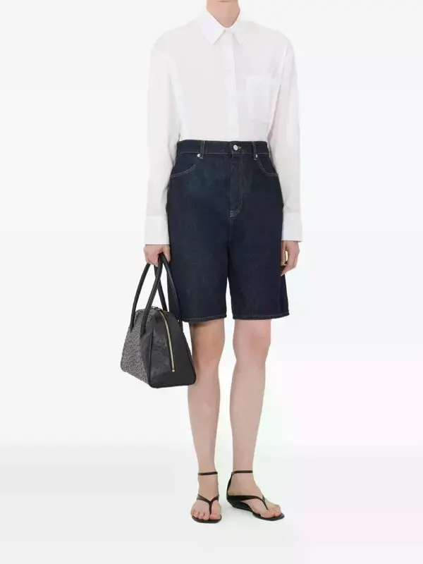 Loulou De Saison Five-pocket Denim Shorts - Blue
