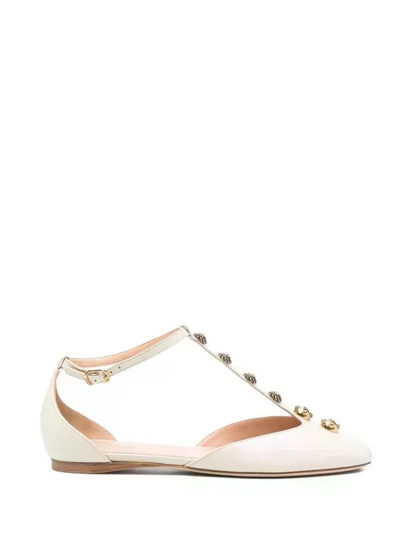 Chloé Celest T-bar Ballerinas - Neutrals