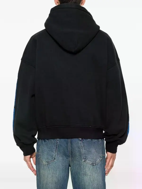 Rhude Logo Graphic Hoodie - Black