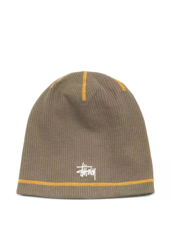 StÜssy Waffle Skullcap Beanie - Green
