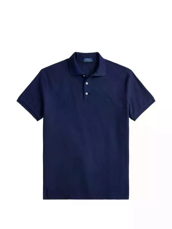 Polo Ralph Lauren Buttoned Short-sleeve Polo Shirt - Blue