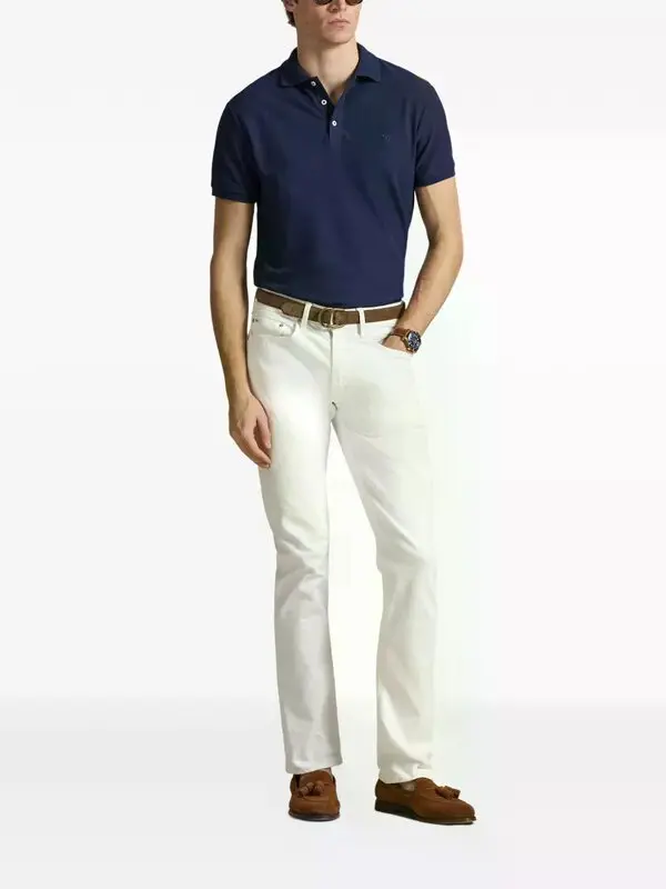Polo Ralph Lauren Buttoned Short-sleeve Polo Shirt - Blue